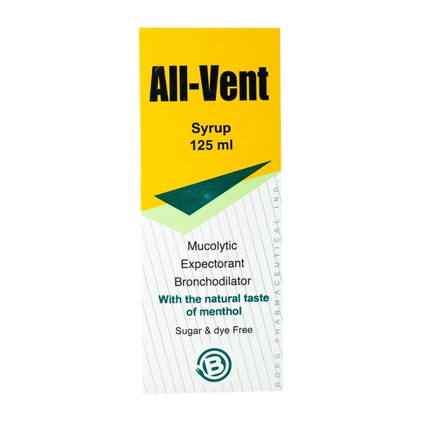 All Vent Syrup - 125 ml – Re3aya Pharmacy