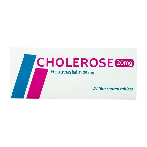 Cholerose 20 mg - 21 Tablets – Re3aya Pharmacy