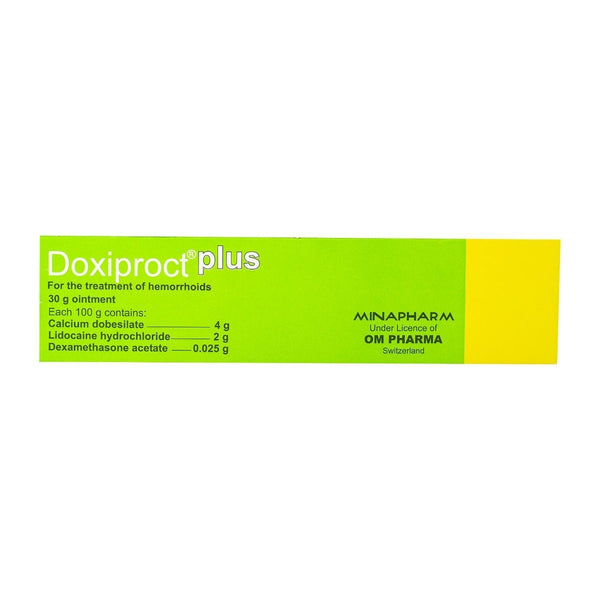 Doxiproct Plus Rectal Ointment - 30 gm – Re3aya Pharmacy