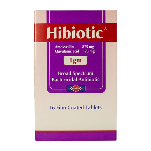 Hibiotic 1 gm - 16 Tablets – Re3aya Pharmacy