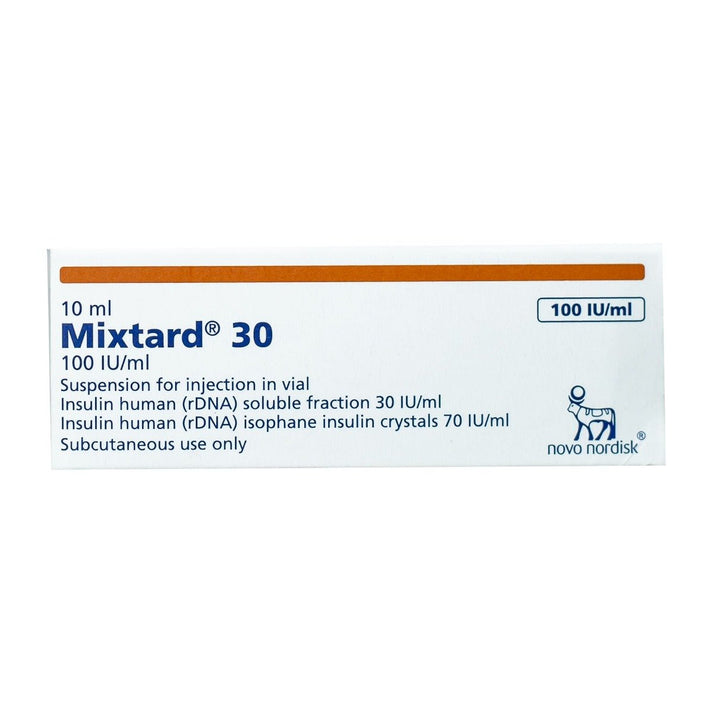 Mixtard Vial 100 IU-ml - 10 ml – Re3aya Pharmacy
