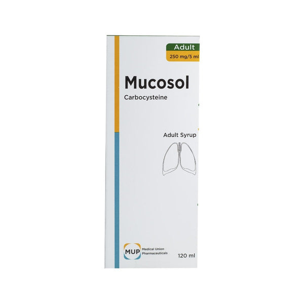 Mucosol 250 mg Adult Syrup - 120 ml – Re3aya Pharmacy