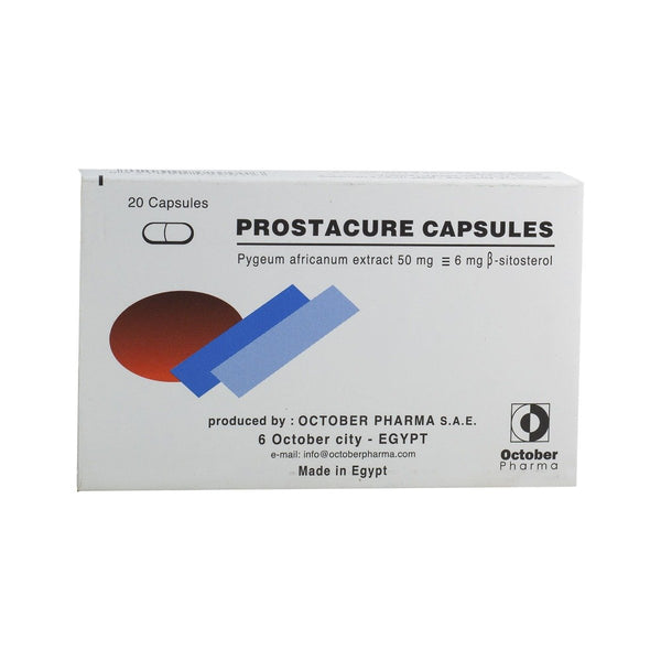 Prostacure 50 mg - 20 Capsules – Re3aya Pharmacy