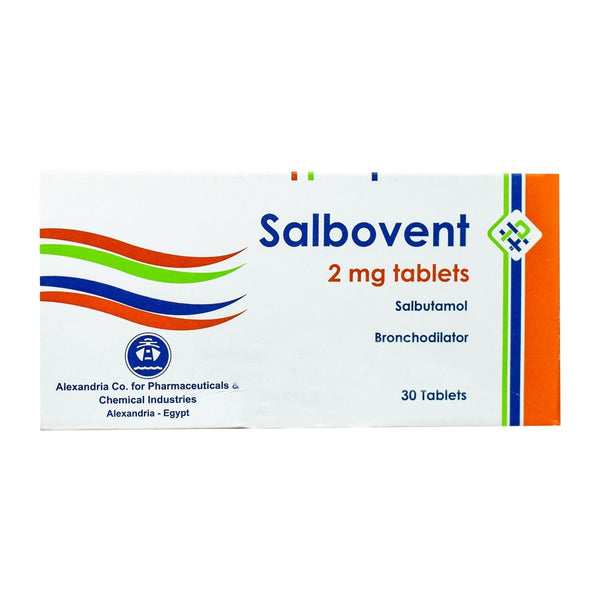 Salbovent 2 mg - 30 Tablets – Re3aya Pharmacy