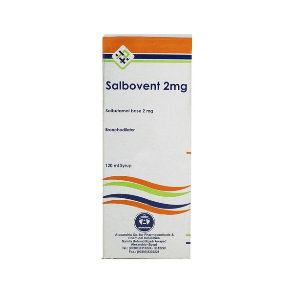 Salbovent 2 mg Syrup - 120 ml – Re3aya Pharmacy