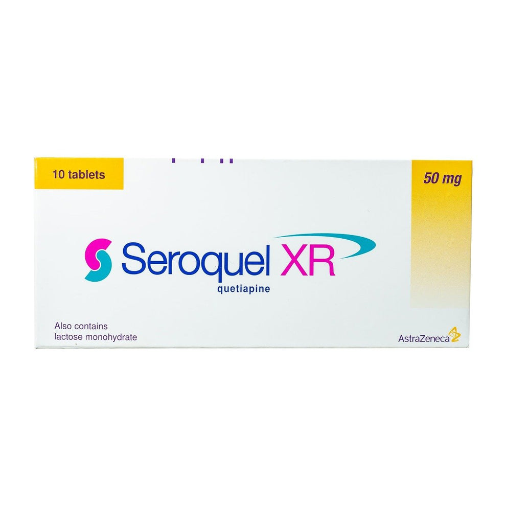 Seroquel XR 50 mg - 10 Tablets – Re3aya Pharmacy