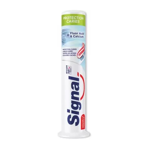 Signal Protection Caries Flour Active and Calcium Toothpaste - 100ml ...