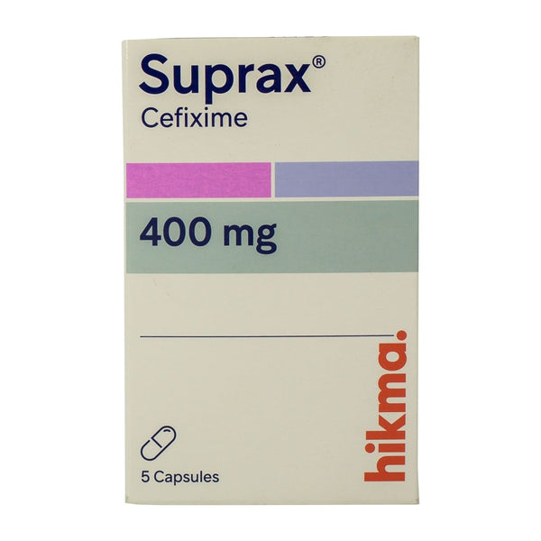 Suprax 400 mg - 5 Capsules – Re3aya Pharmacy