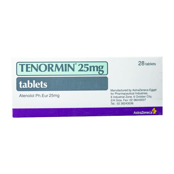 Tenormin 25 mg - 28 Tablets – Re3aya Pharmacy