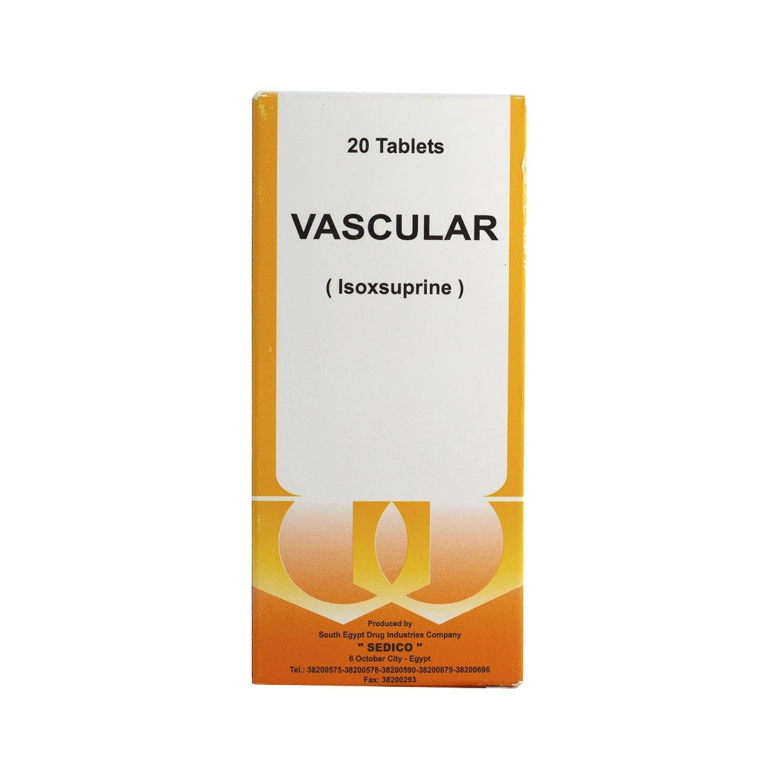 Vascular 20 mg - 20 Tablets – Re3aya Pharmacy