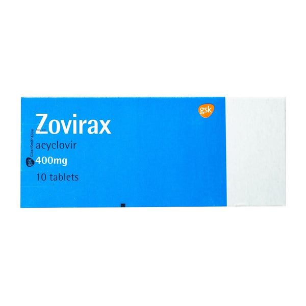 Zovirax 400 mg - 10 Tablets – Re3aya Pharmacy